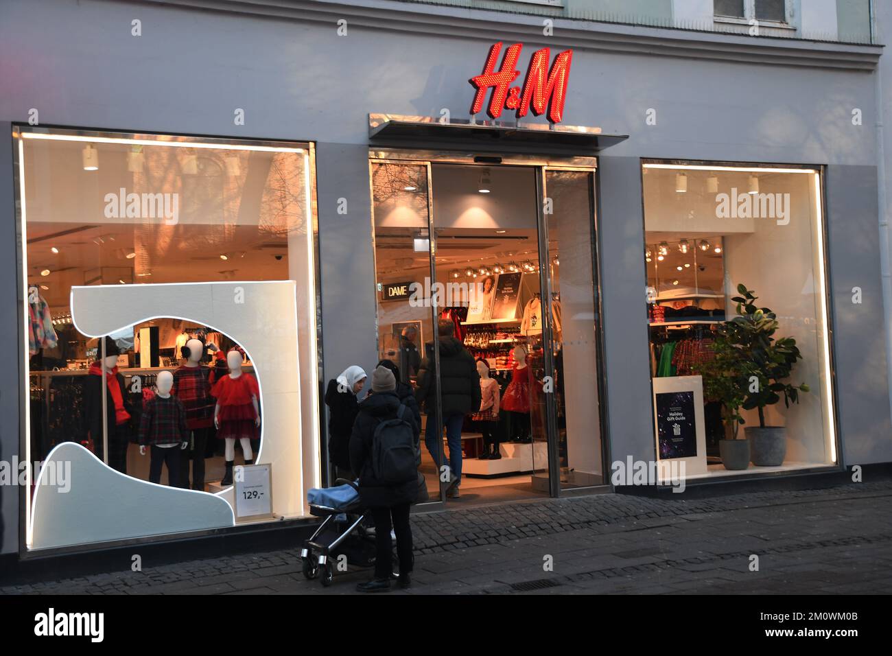 Copenhagen/Denmark/08 December 2022/Swedish retail store H&M store in ...