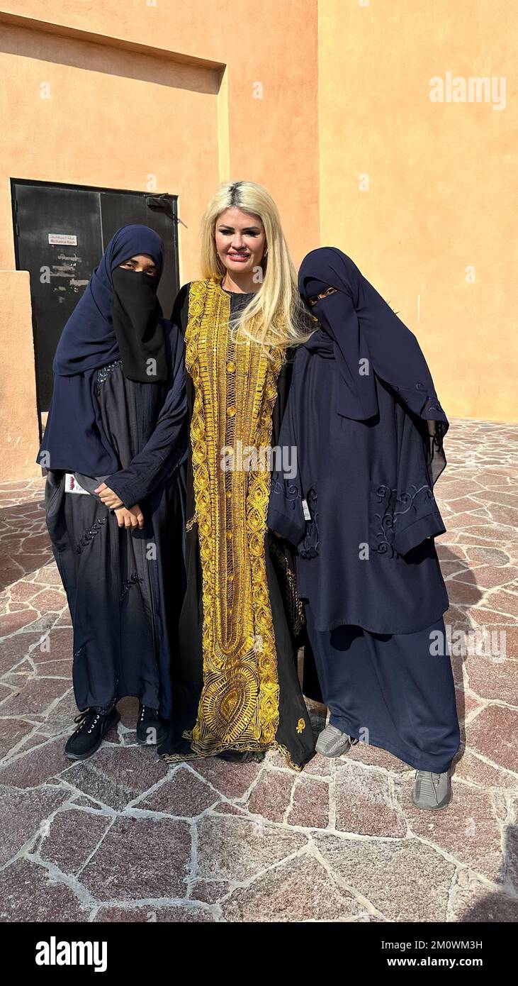 Doha, Qatar. 08th Dec, 2022. Miss Butt World Cup Marina Smith is ...