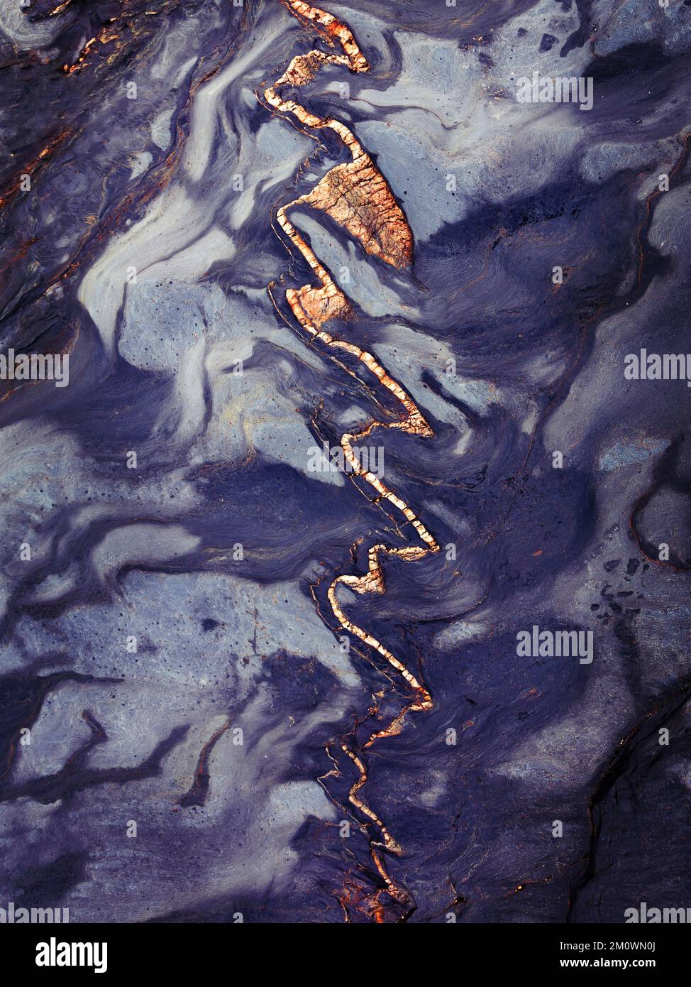 Lightning Rock - Rock formation in the shape of a lightning bolt Stock ...