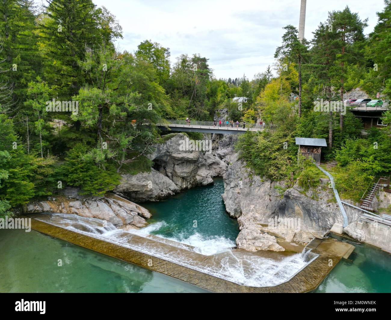 Waterfall lechfall river lech fussen hi-res stock photography and ...