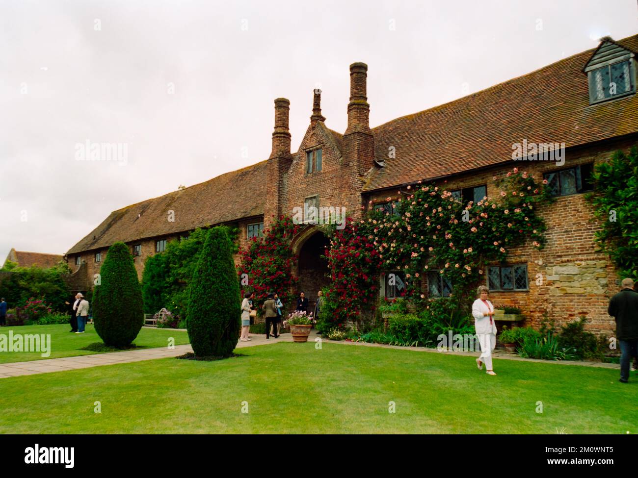 Sissinghurst Gardens in Kent. A National Trust Property, shot on Film ...