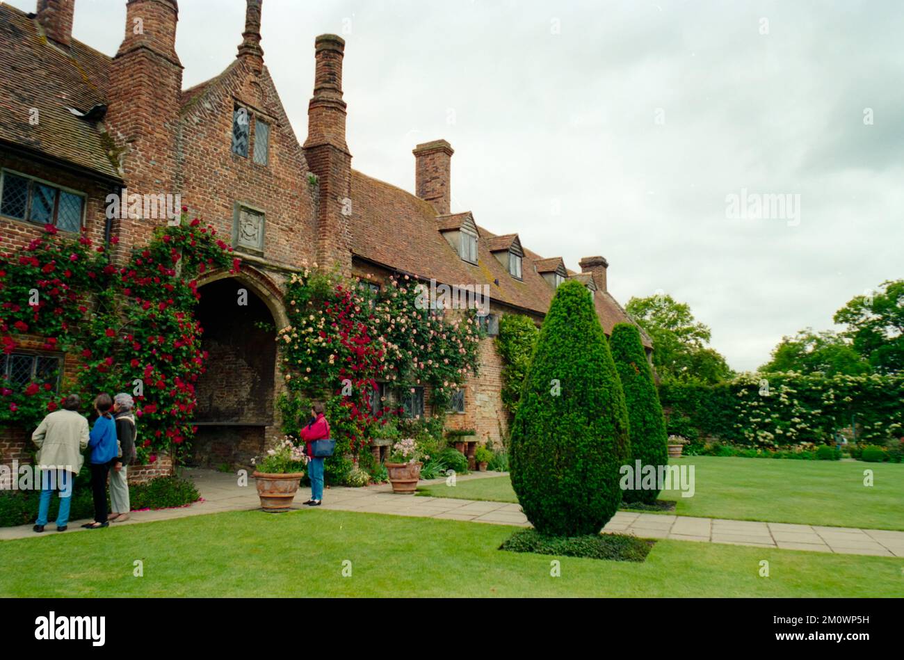 Sissinghurst Gardens in Kent. A National Trust Property, shot on Film ...