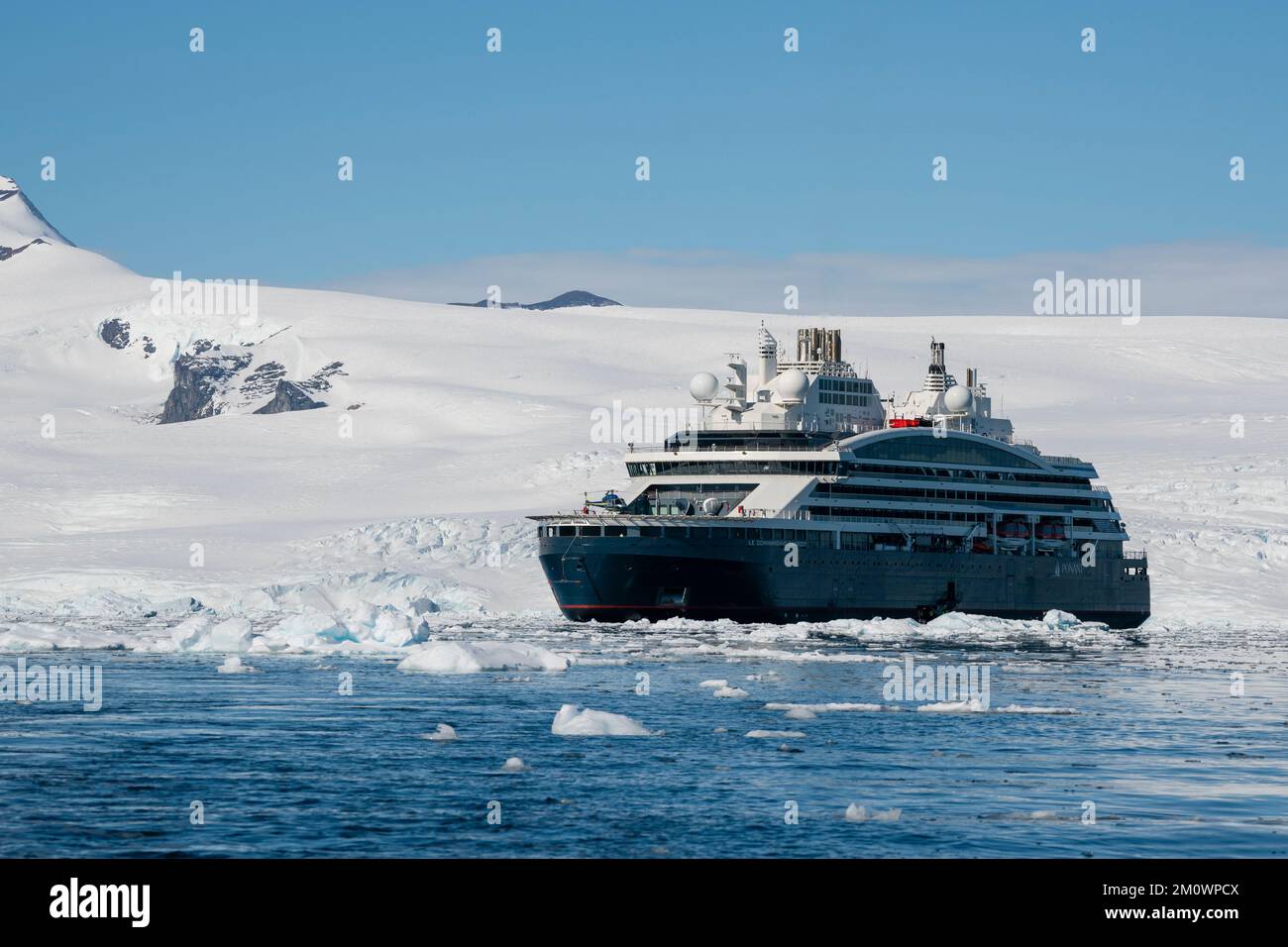 Polar expeditions cruise ship Le Commandant Charcot, Larsen Inlet ...
