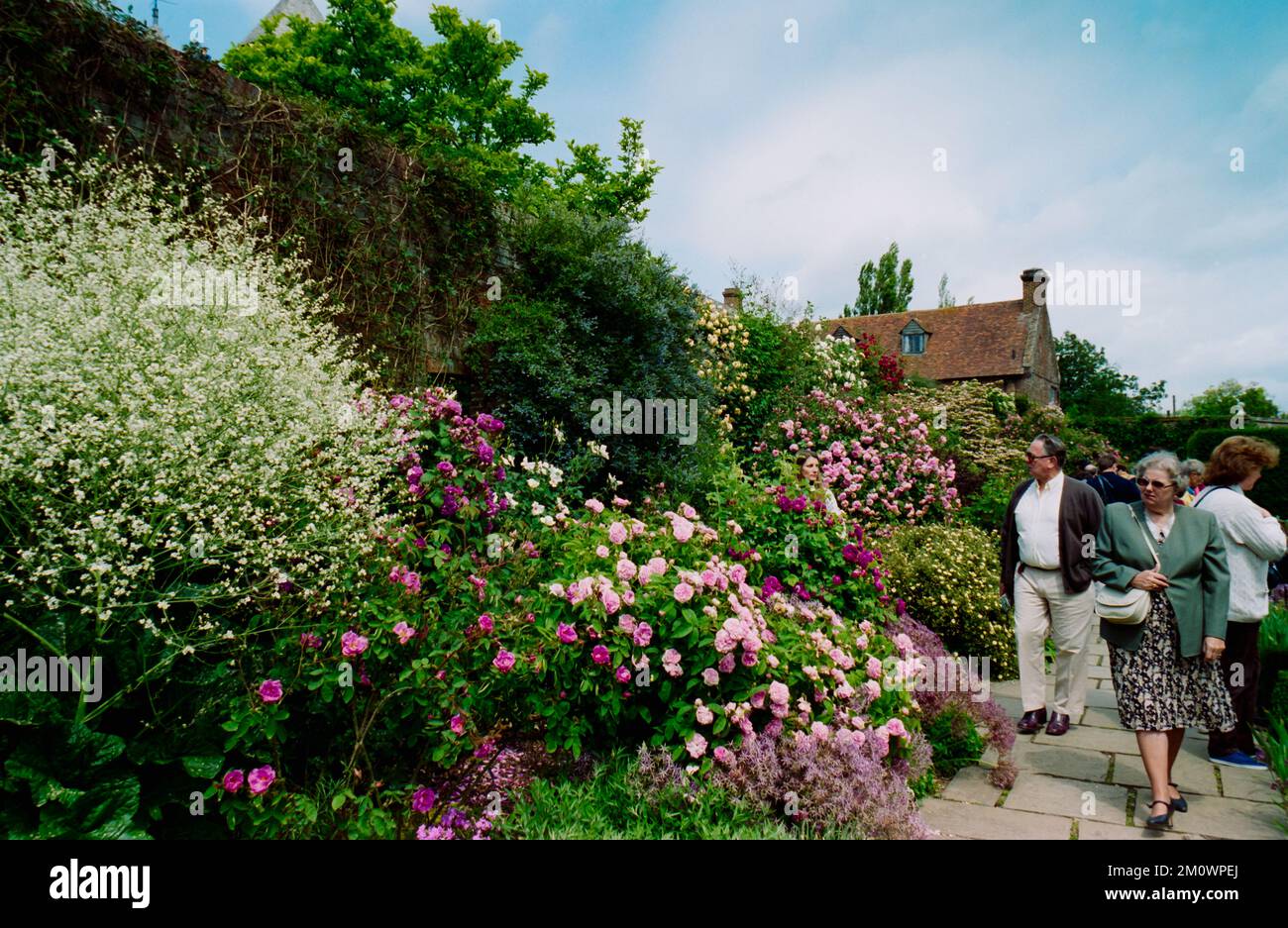 Sissinghurst Gardens in Kent. A National Trust Property, shot on Film ...