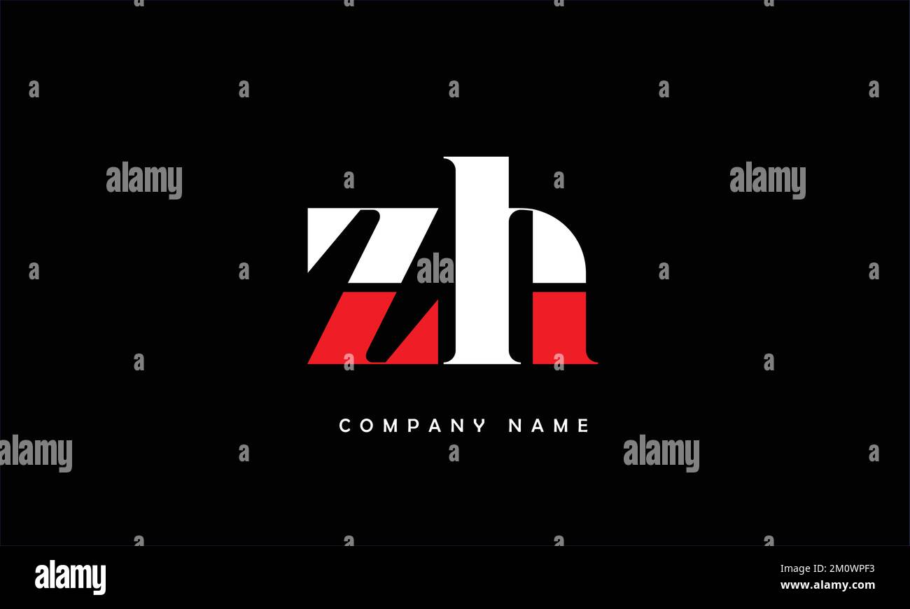ZH, HZ Abstract Letters Logo Monogram Stock Vector Image & Art - Alamy