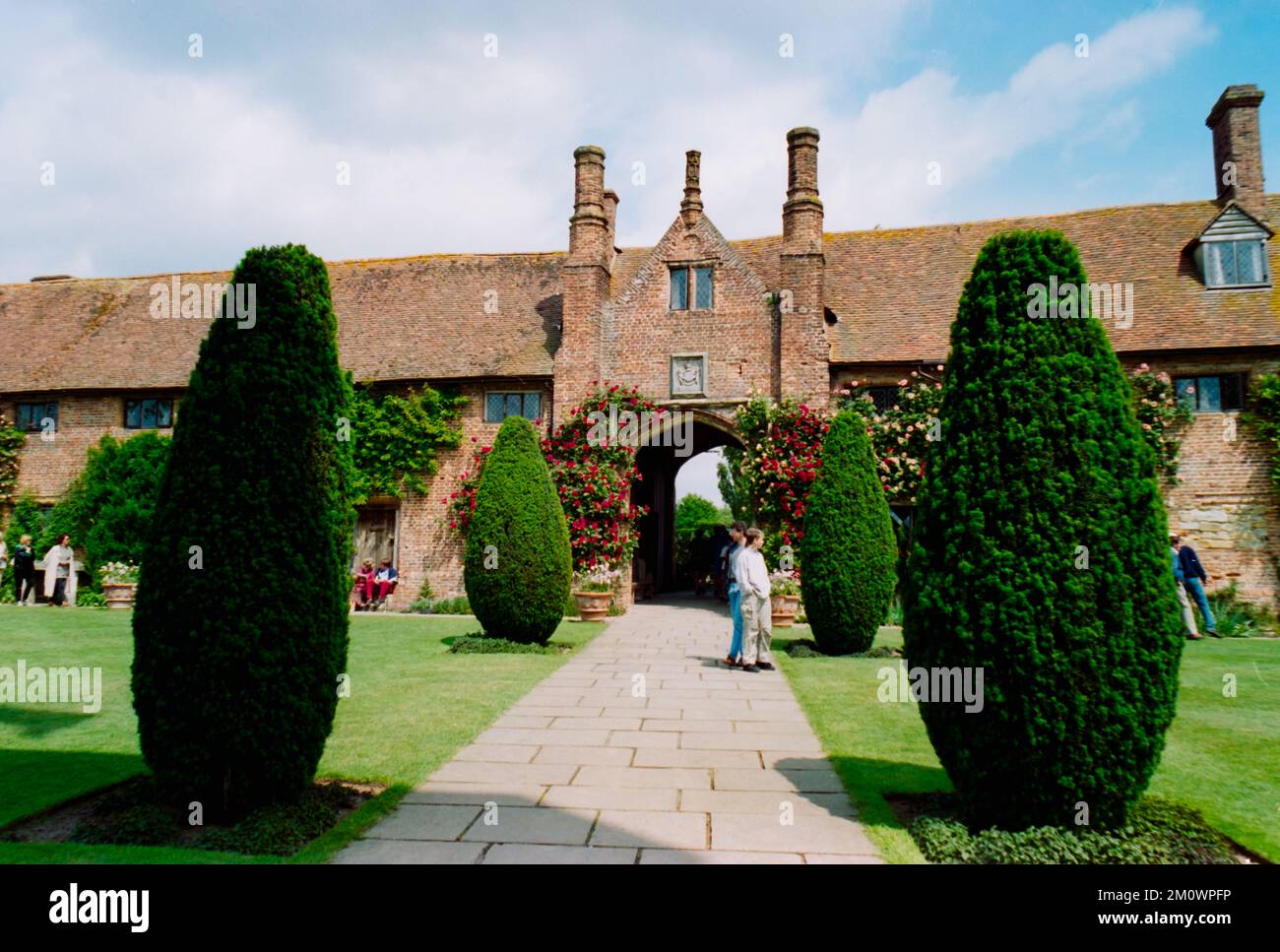Sissinghurst Gardens in Kent. A National Trust Property, shot on Film ...