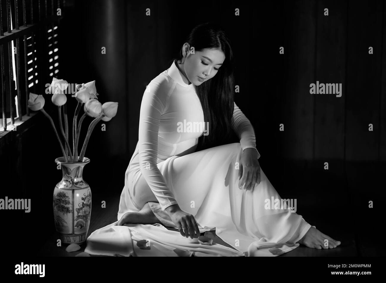 Ho Chi Minh city, Viet Nam: Ao Dai is traditional dress of vietnam ...