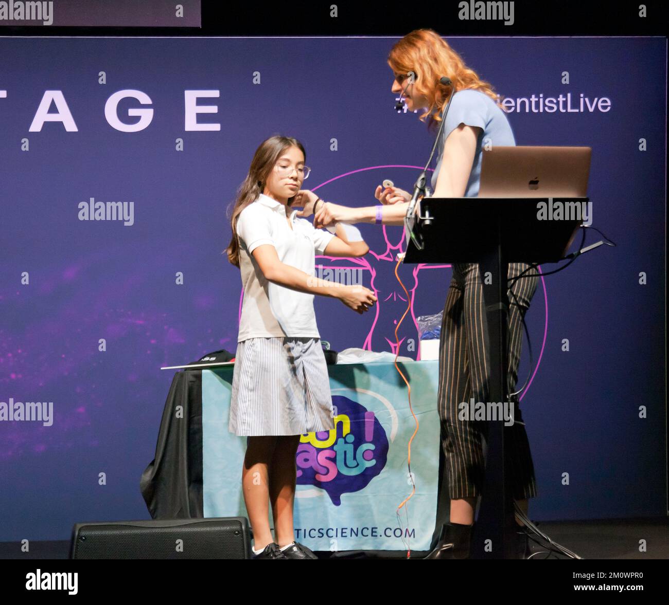 Alina Ivan giving a talk entitled, "Hack your brain", on the Mind and ...