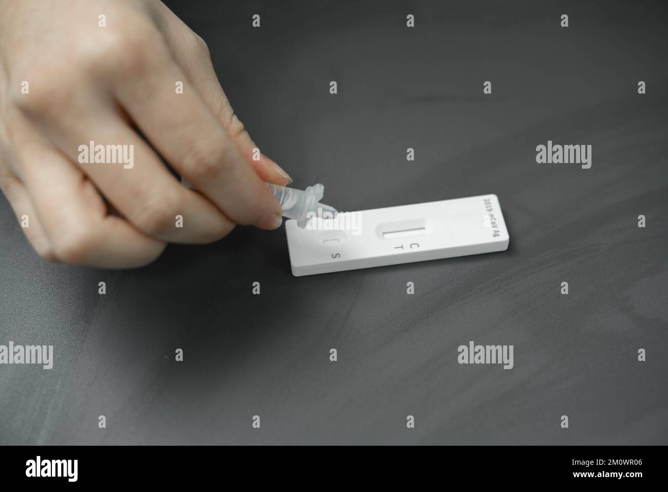 Positive Test For Coronavirus Stock Photo - Alamy