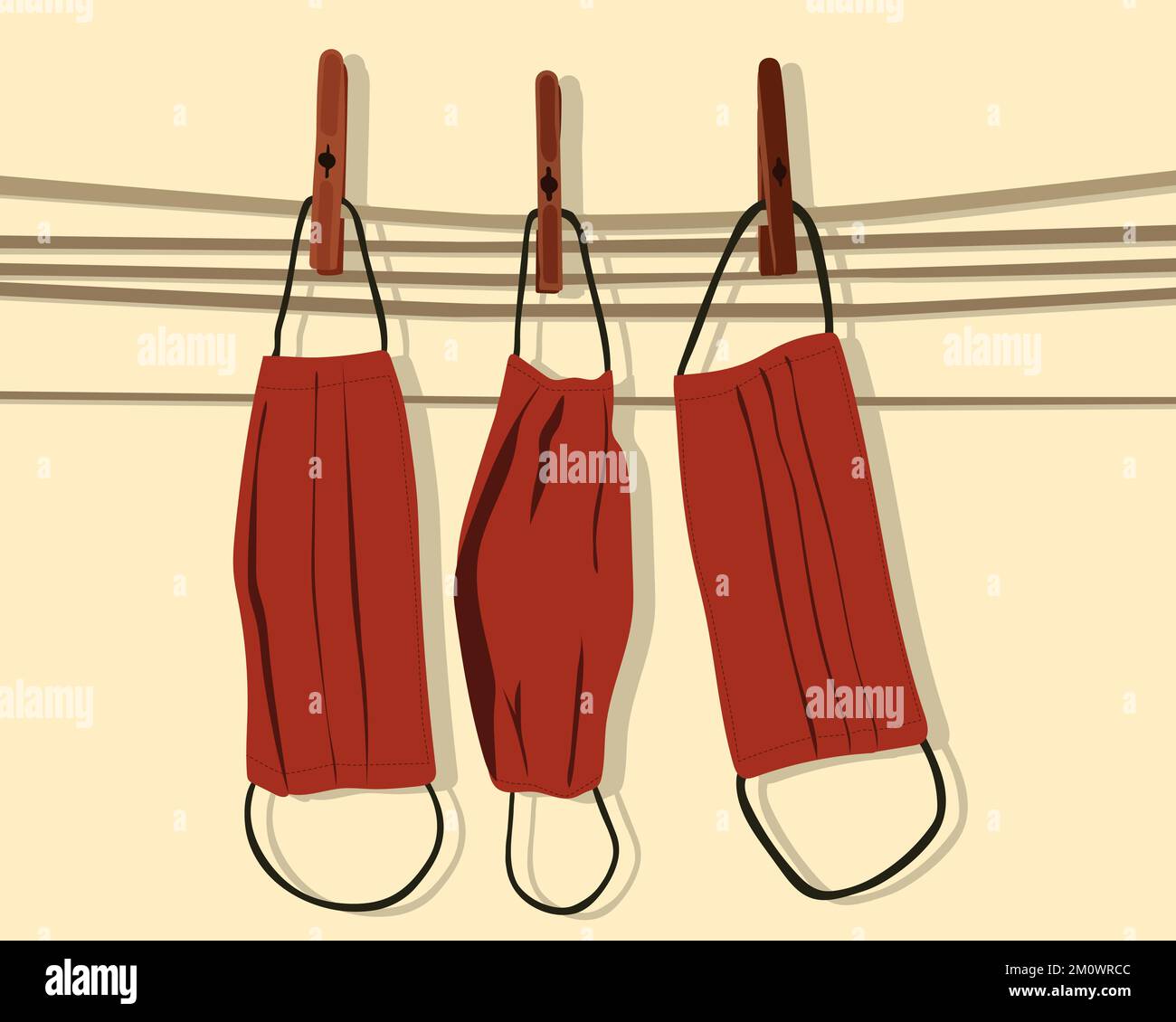 Face drying Stock Vector Images - Alamy