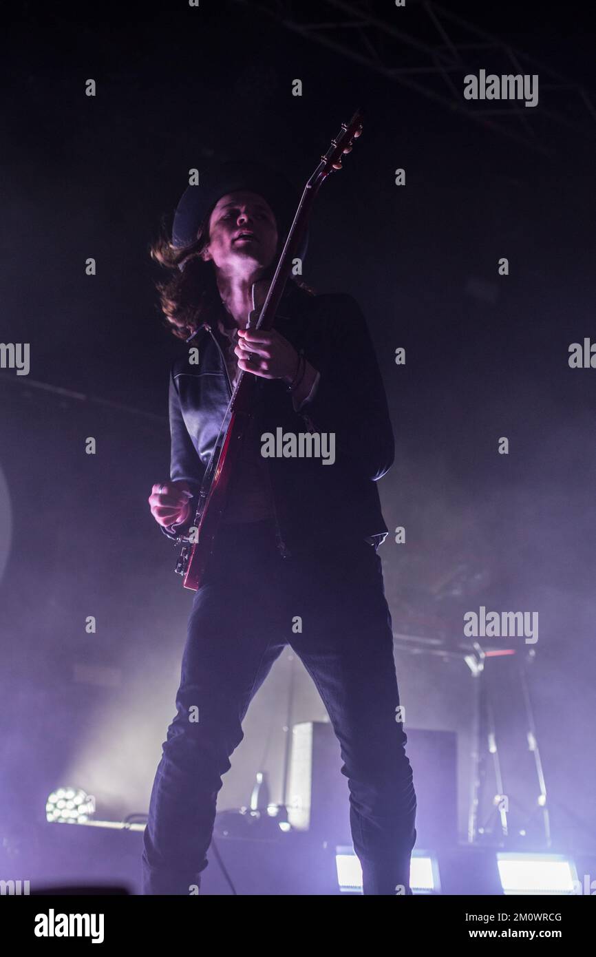 James Bay live at Manchester Academy UK, 24th November 2022 Stock Photo ...