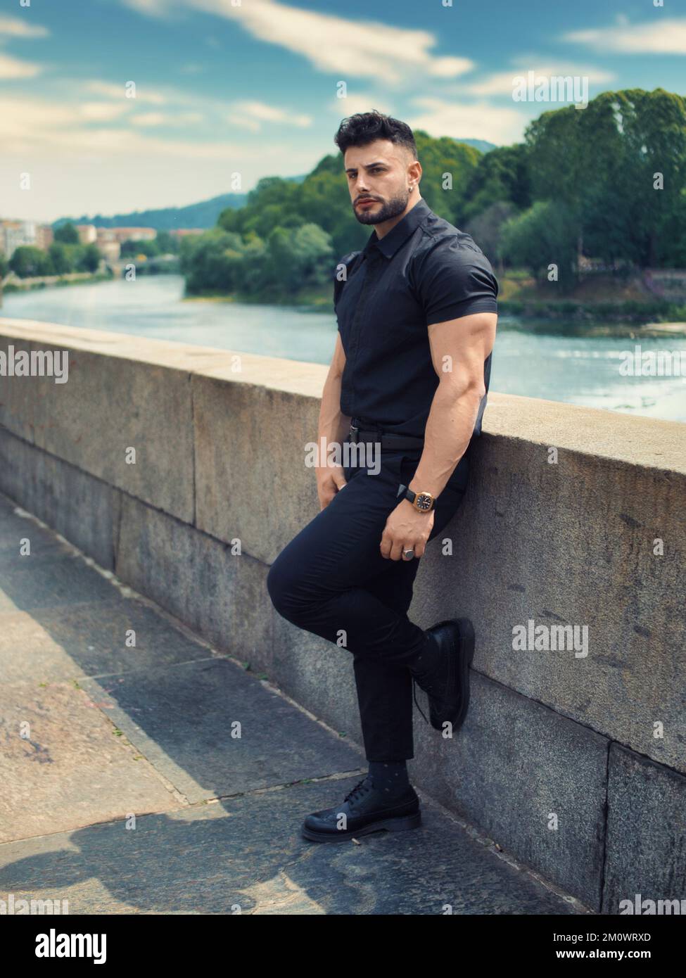 Italian man on sunny hi-res stock photography and images - Alamy