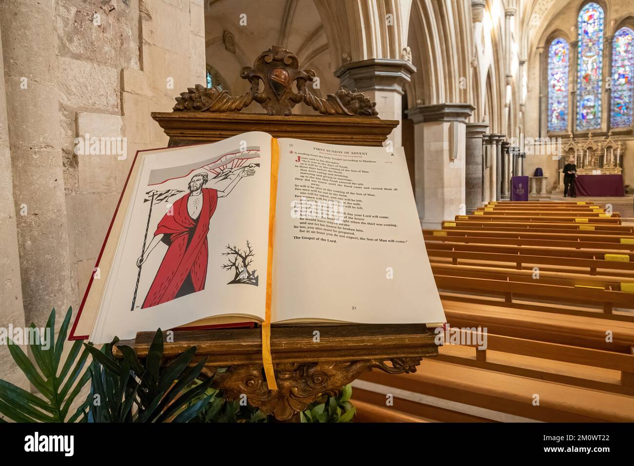Boxgrove Priory - Interior of the Priory Church of St Marys & St Blaise ...