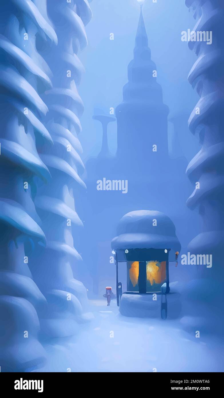 The fire castle Stock Vector Images - Alamy