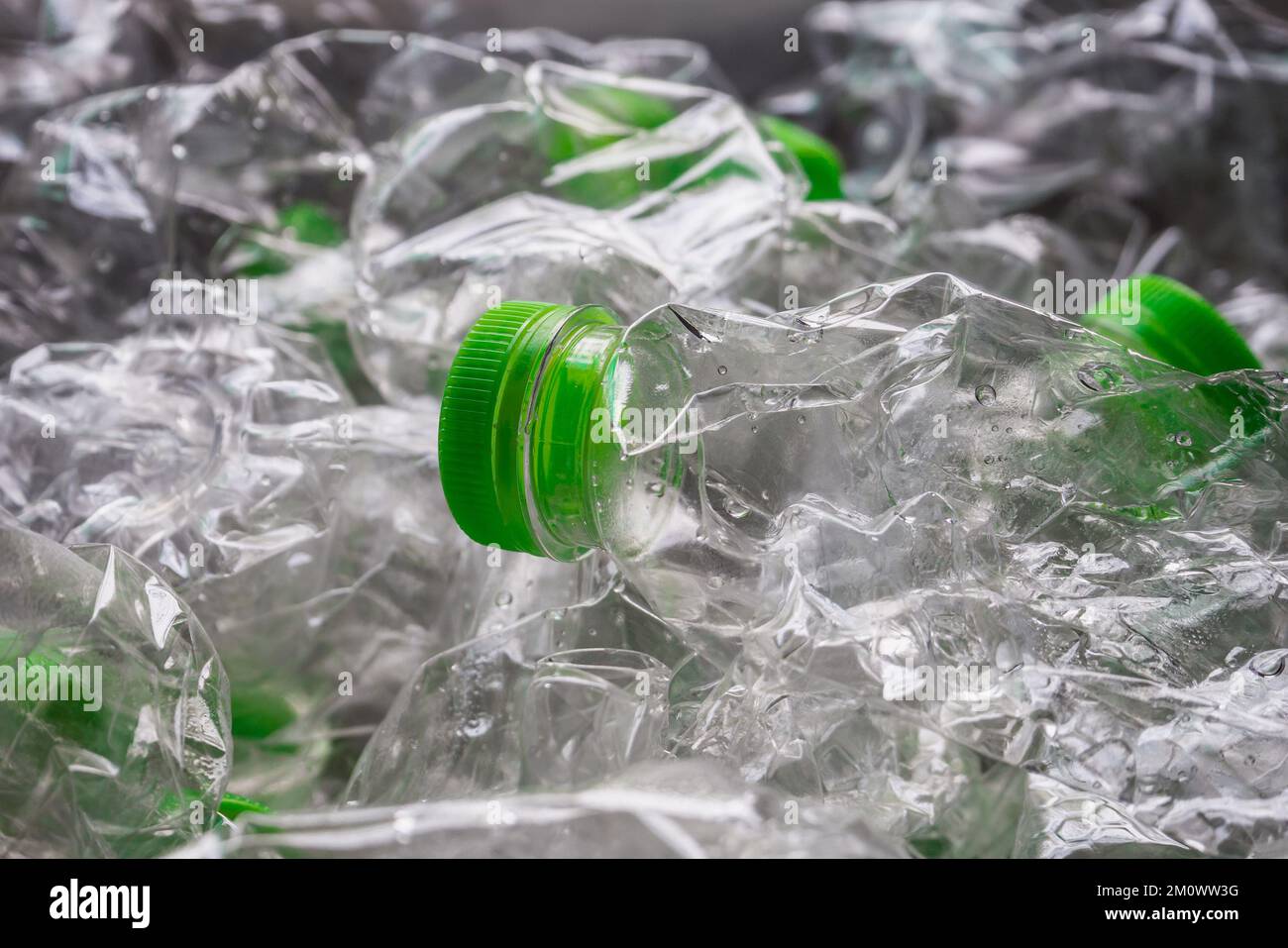 plastic bottles recycle background concept Stock Photo - Alamy