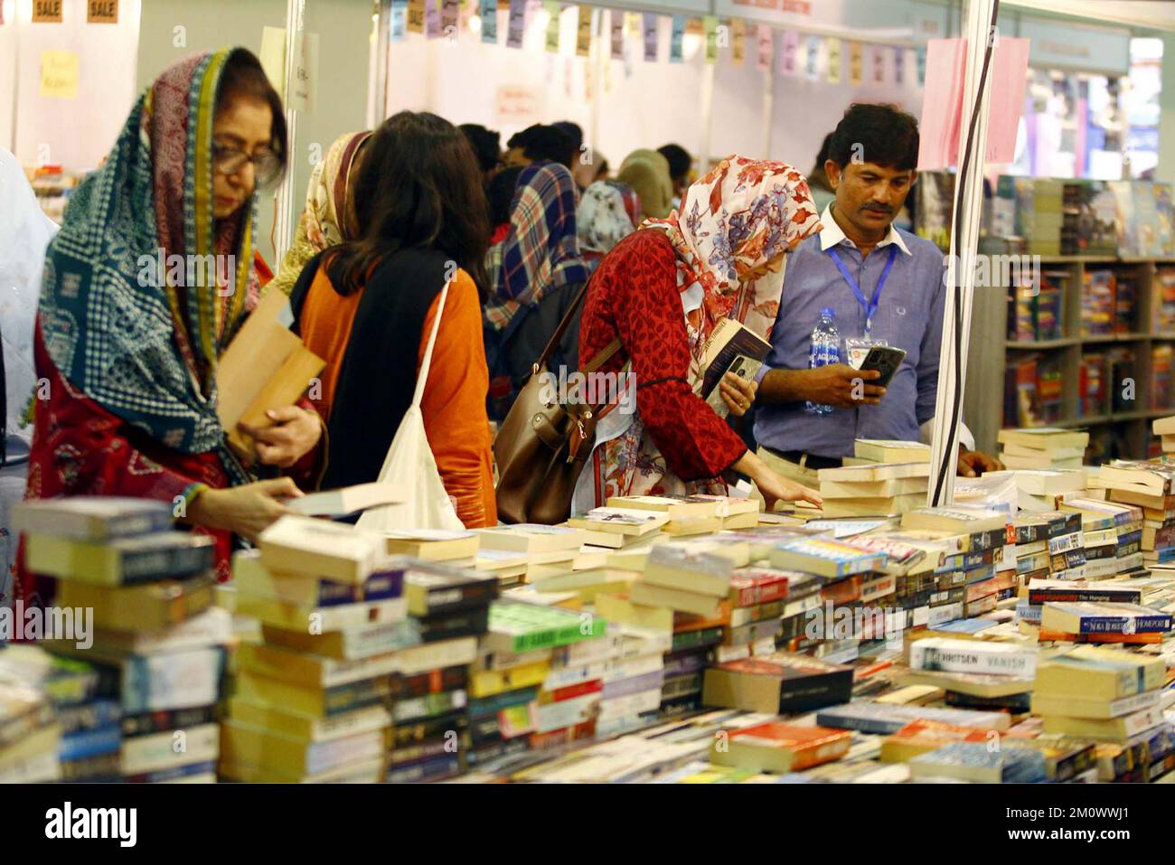 Visitors are taking keen interest in books during 17th Karachi ...