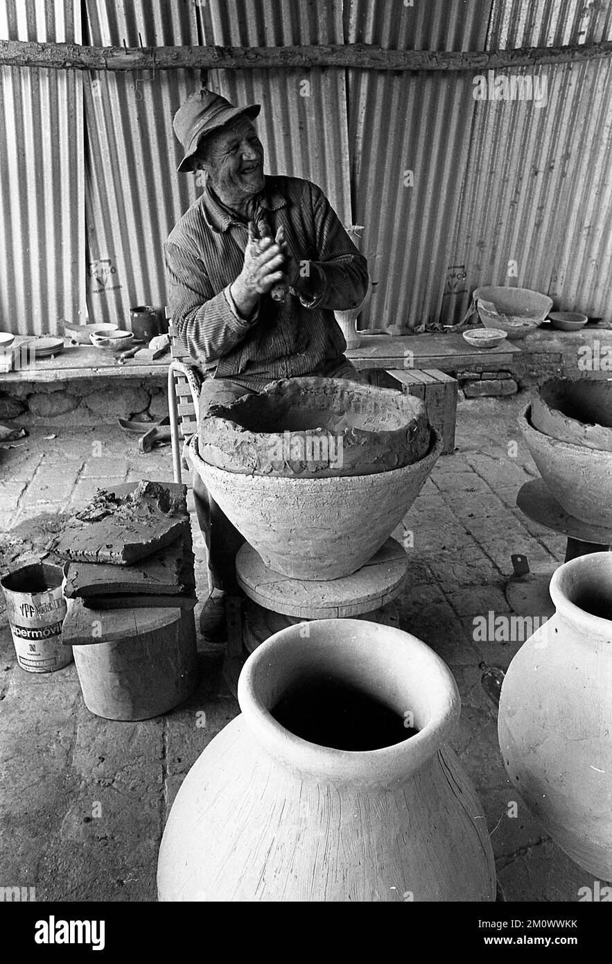 Vessel maker Black and White Stock Photos & Images - Alamy