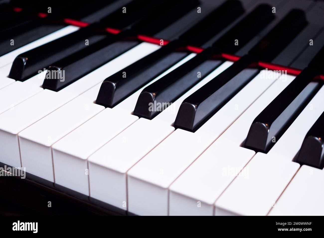 Piano keyboard background musical instrument Stock Photo - Alamy