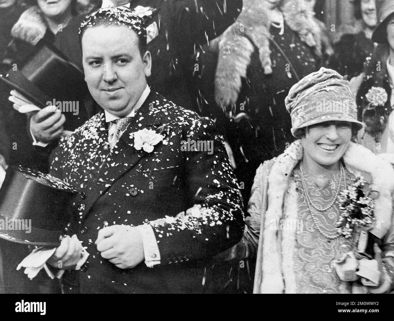 ALFRED HITCHCOCK (1899-1980) English film producer marries Alma Reville ...