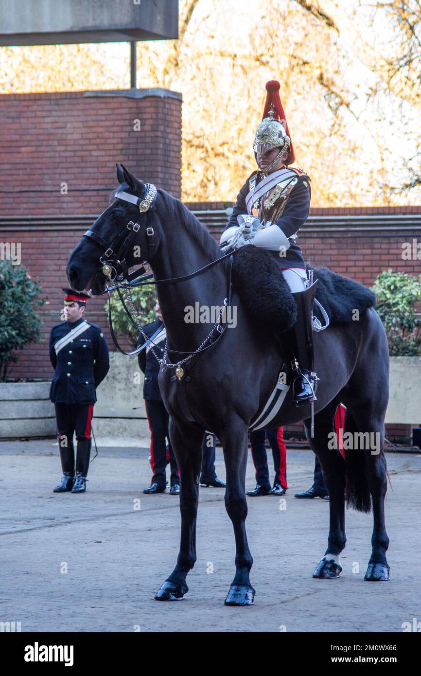 London, UK. 8th Dec, 2022. Household Cavalry Pass Out Parade of ...