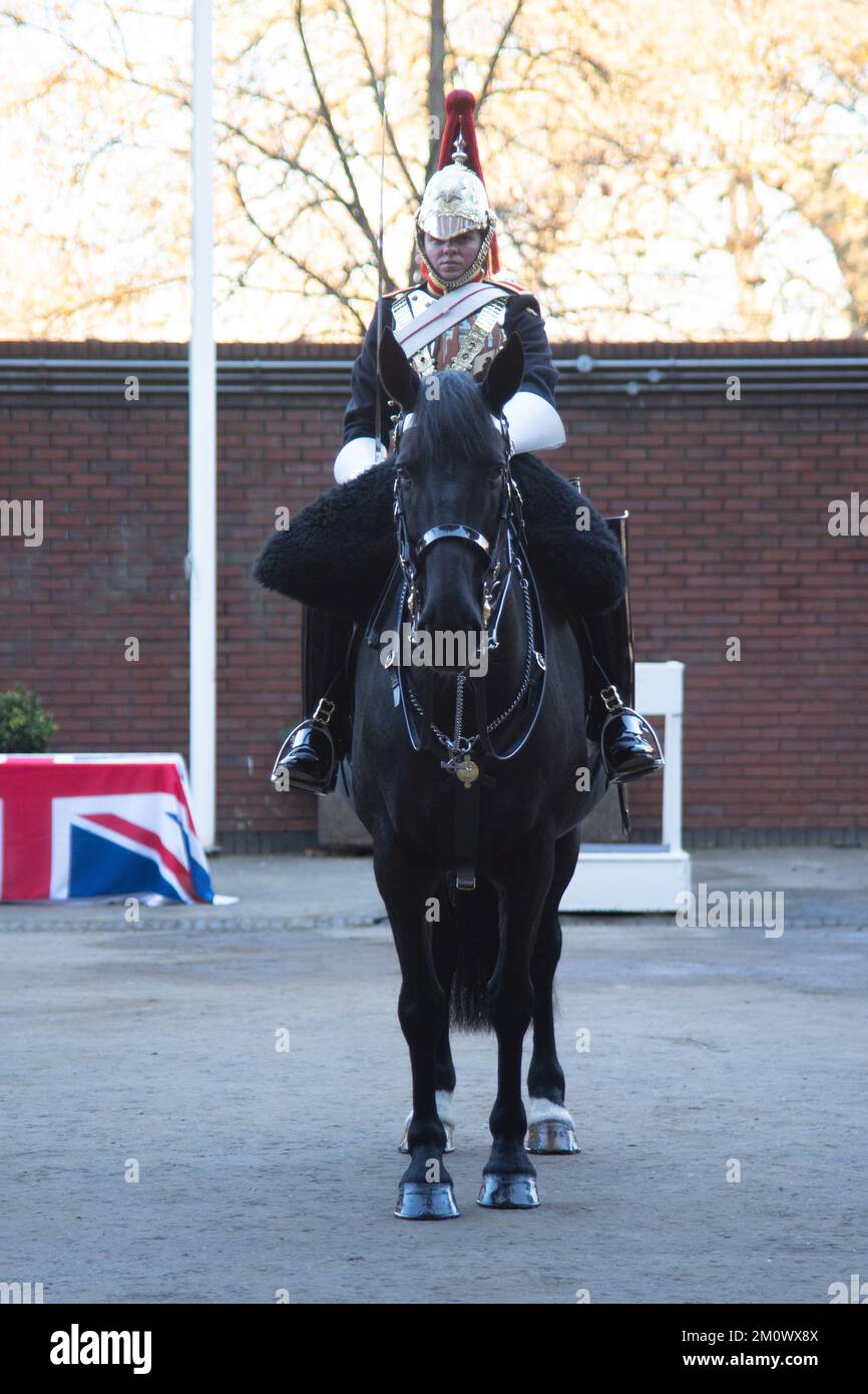 London, UK. 8th Dec, 2022. Household Cavalry Pass Out Parade of ...