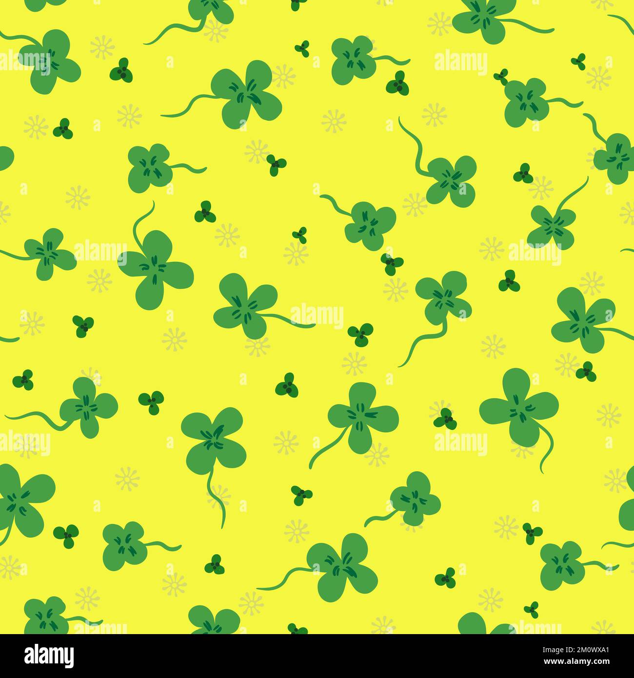 Yellow shamrock Stock Vector Images - Alamy