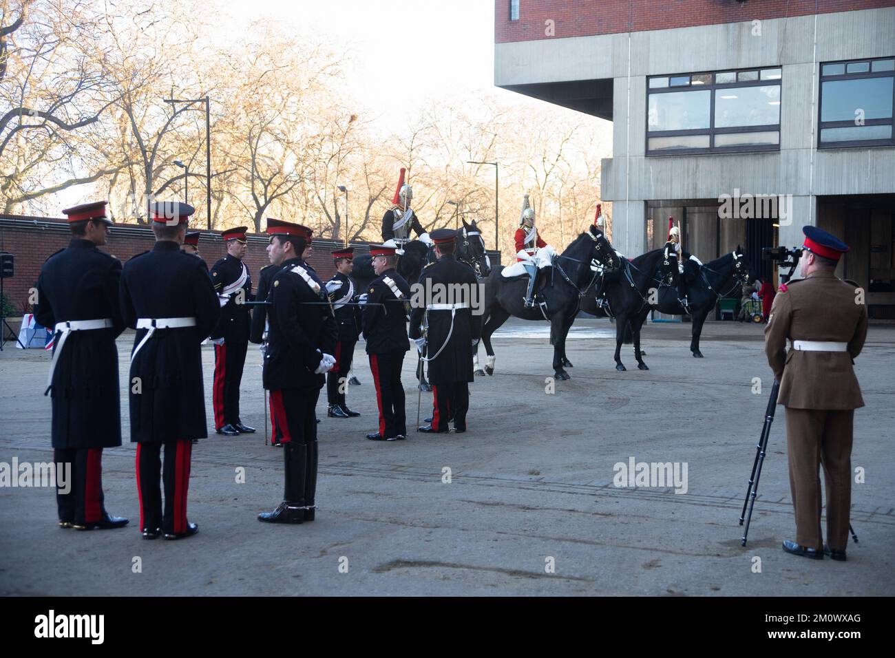 London, UK. 8th Dec, 2022. Household Cavalry Pass Out Parade of ...