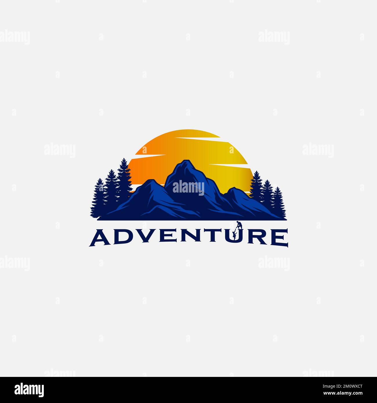 Vintage summer outdoor recreation labels Stock Vector Image & Art - Alamy