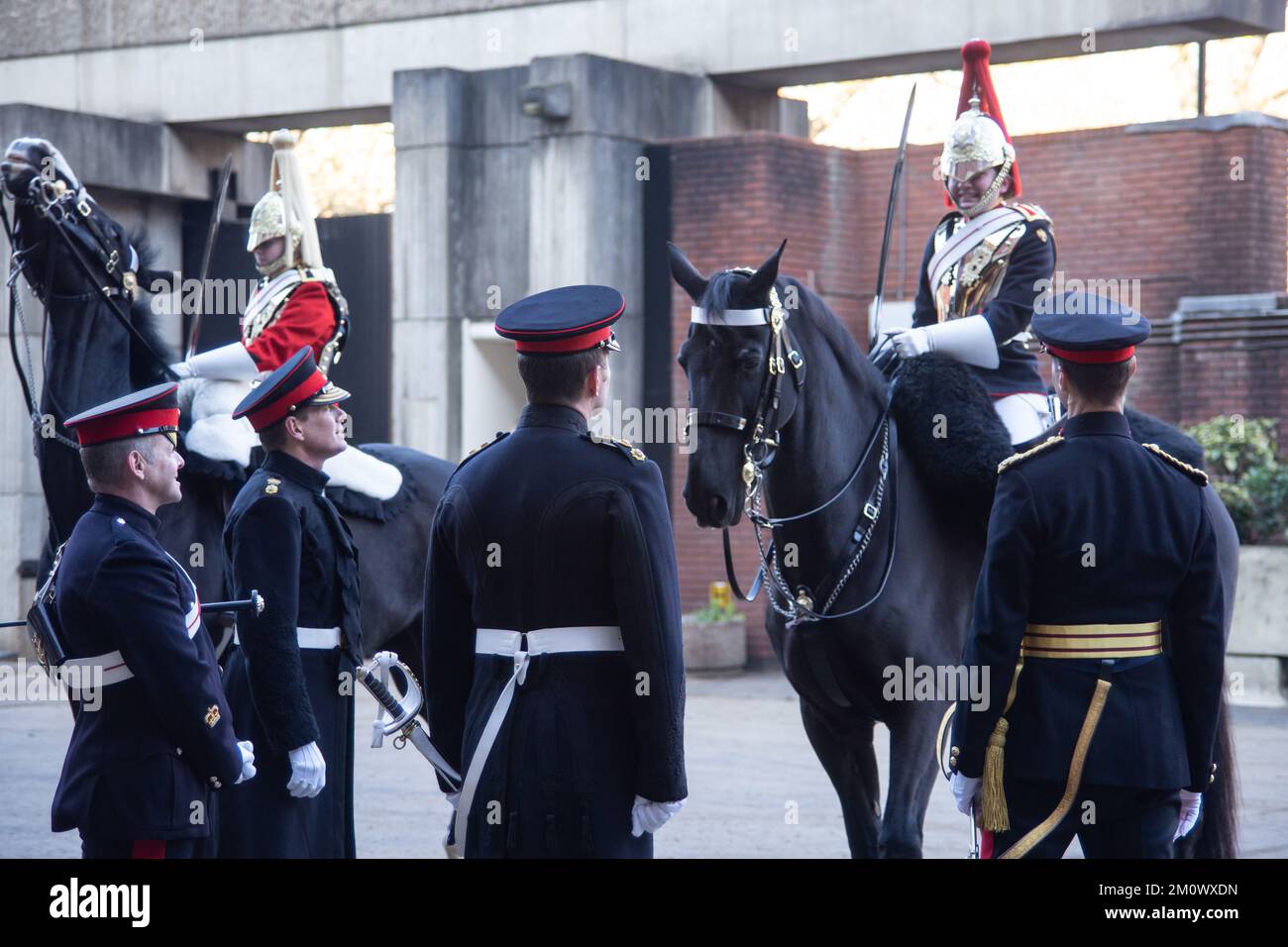 London, UK. 8th Dec, 2022. Household Cavalry Pass Out Parade of ...