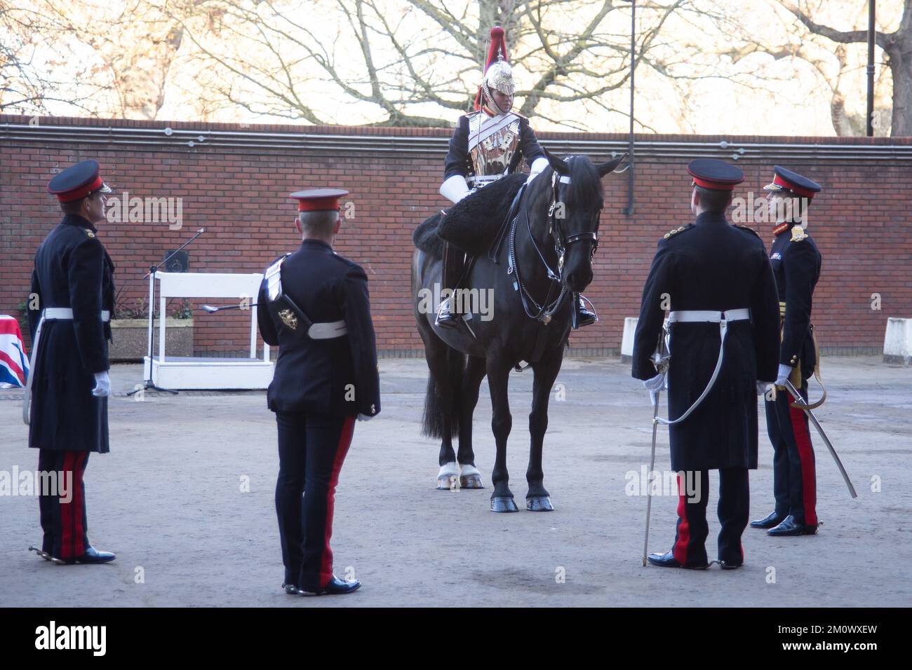 London, UK. 8th Dec, 2022. Household Cavalry Pass Out Parade of ...