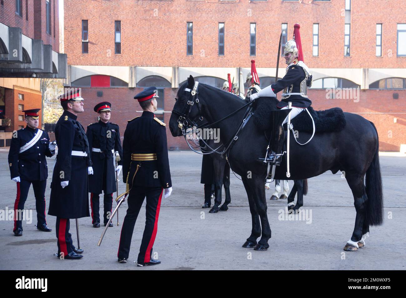 London, UK. 8th Dec, 2022. Household Cavalry Pass Out Parade of ...
