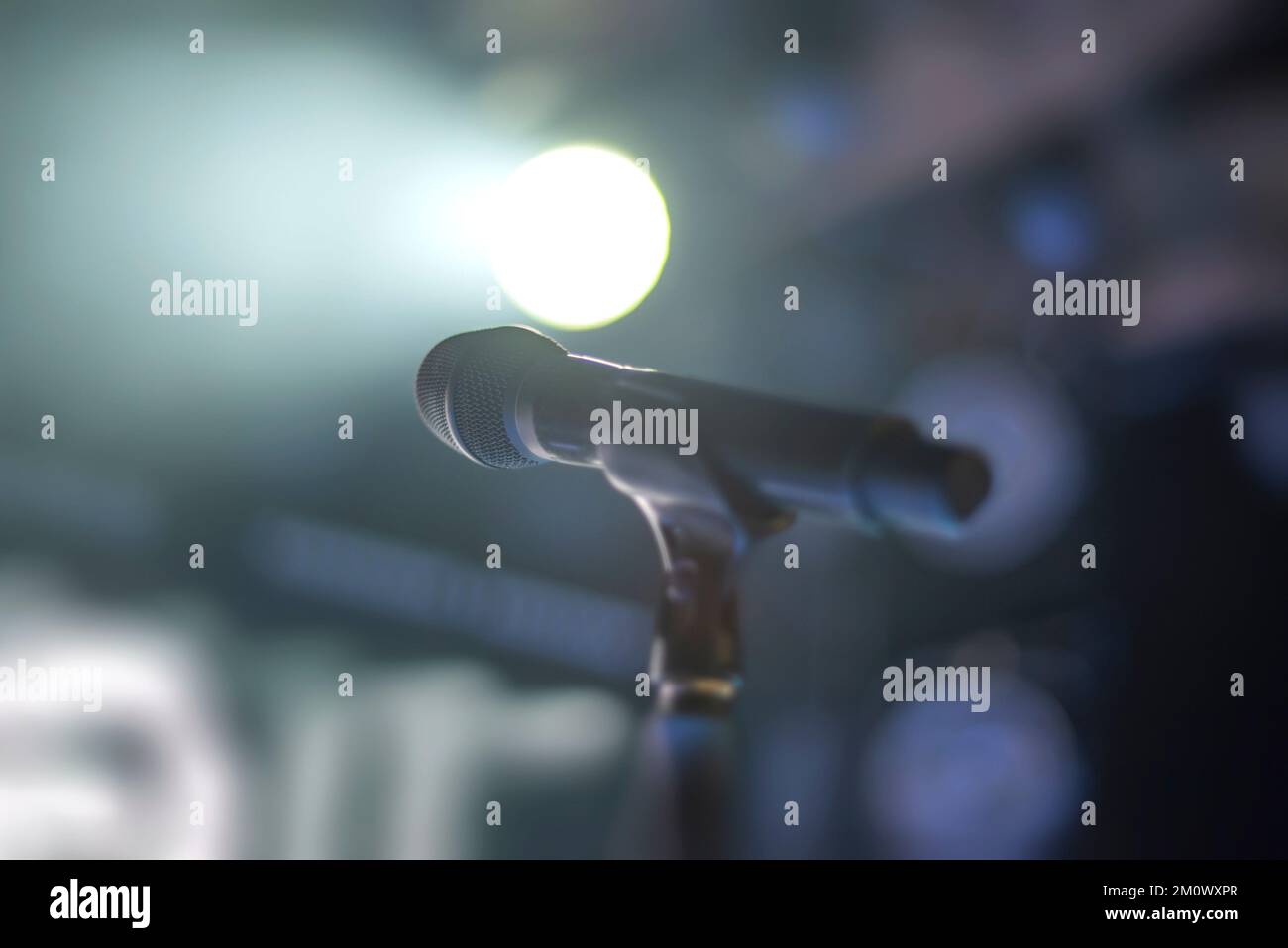 Stand microphone on stage before hi-res stock photography and images ...