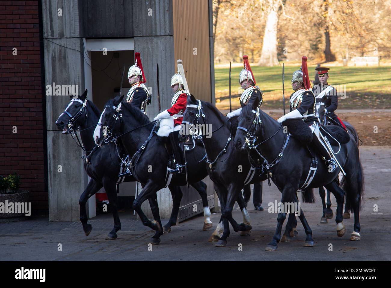 London, UK. 8th Dec, 2022. Household Cavalry Pass Out Parade of ...