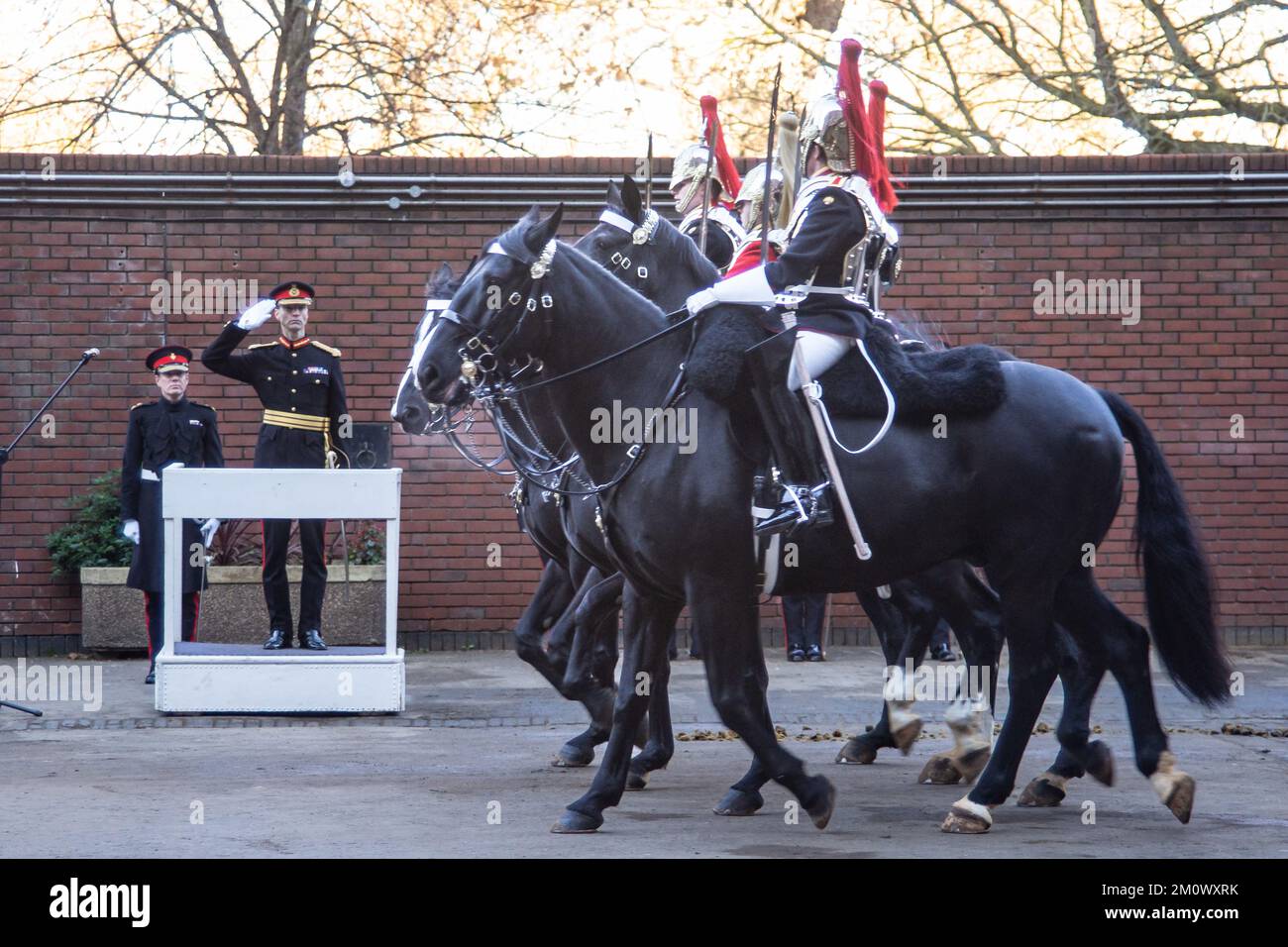 London, UK. 8th Dec, 2022. Household Cavalry Pass Out Parade of ...