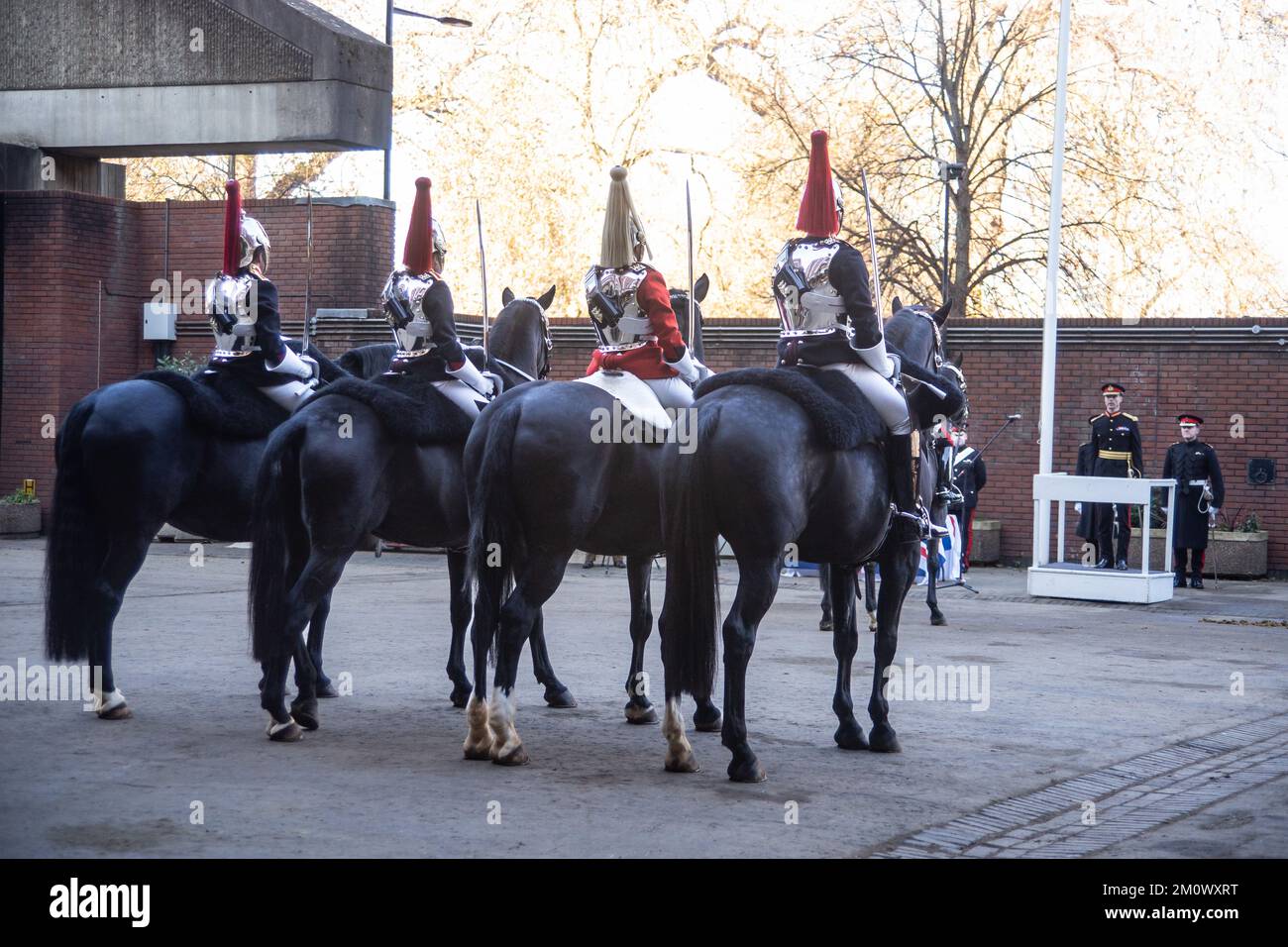 London, UK. 8th Dec, 2022. Household Cavalry Pass Out Parade of ...