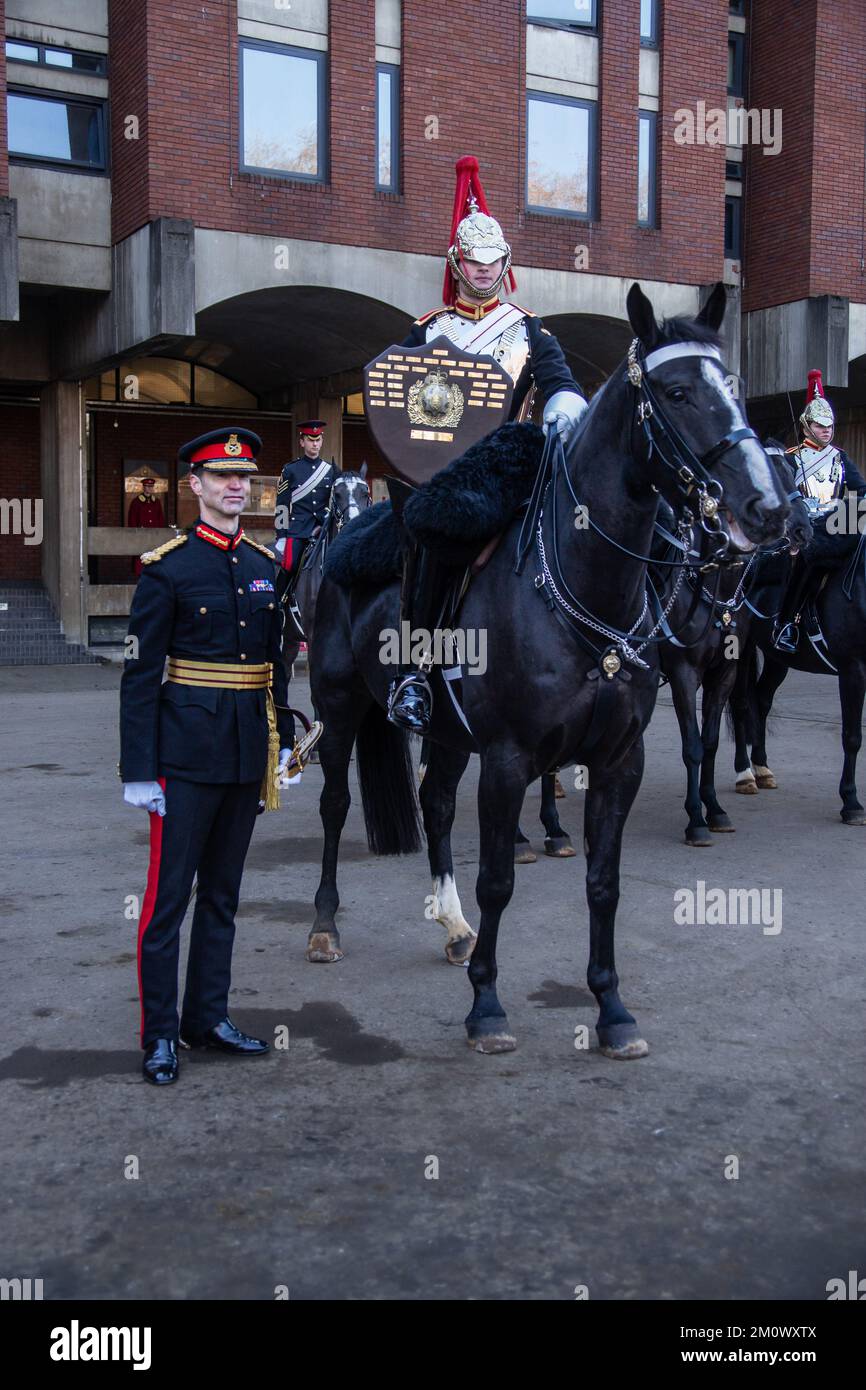 London, UK. 8th Dec, 2022. Household Cavalry Pass Out Parade of ...