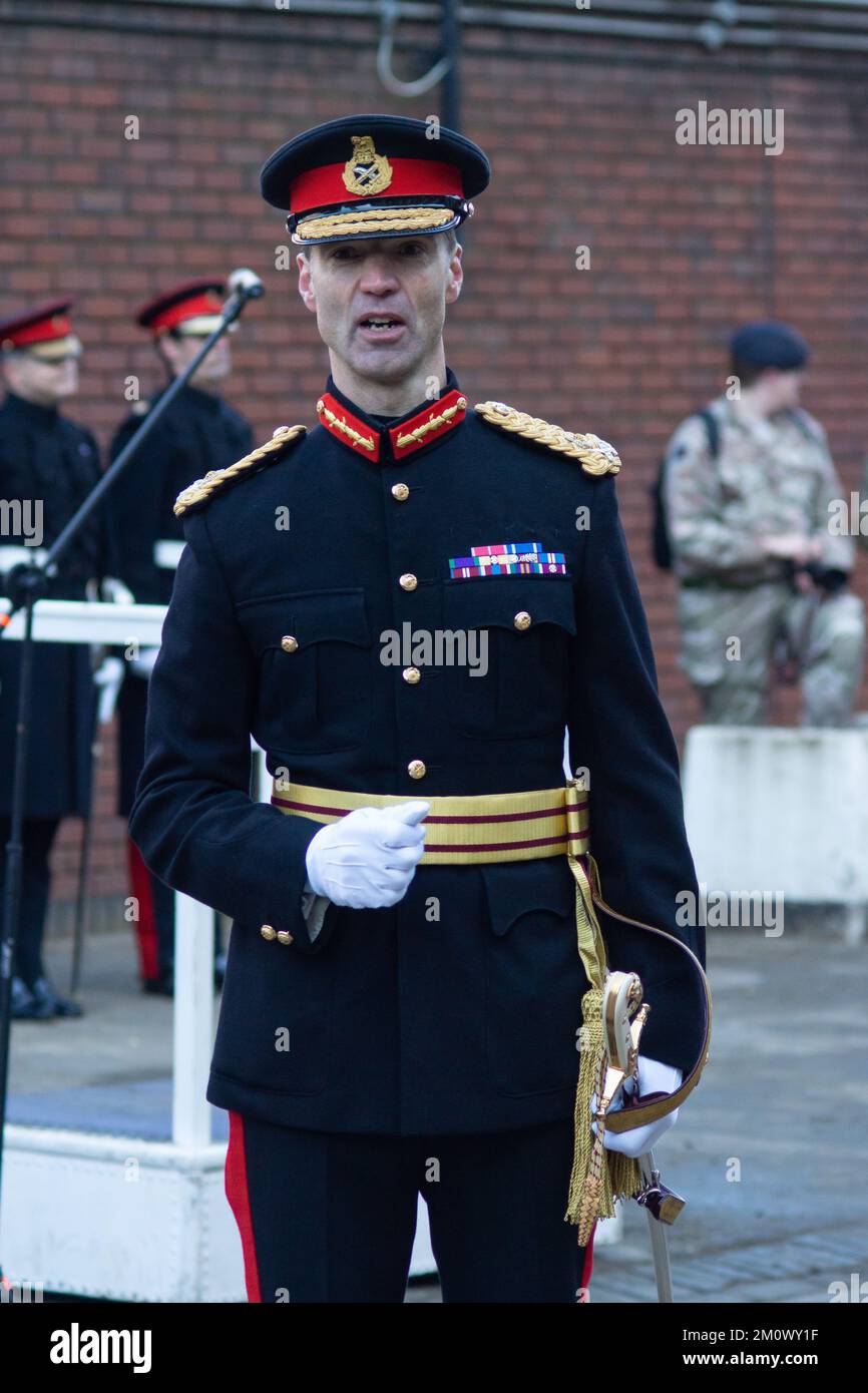 8th December 2022. London, UK. Household Cavalry Pass Out Parade of ...