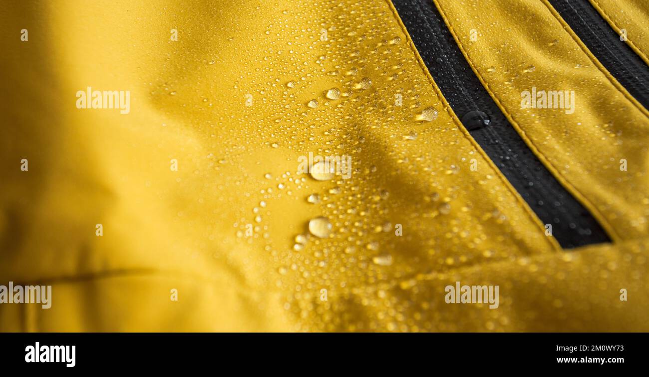 waterproof technology for mountain clothes Stock Photo - Alamy