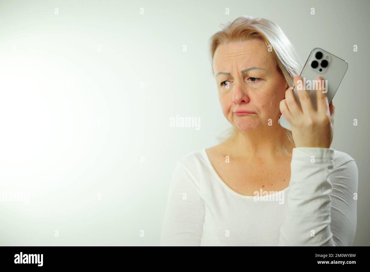 Whining woman hi-res stock photography and images - Alamy