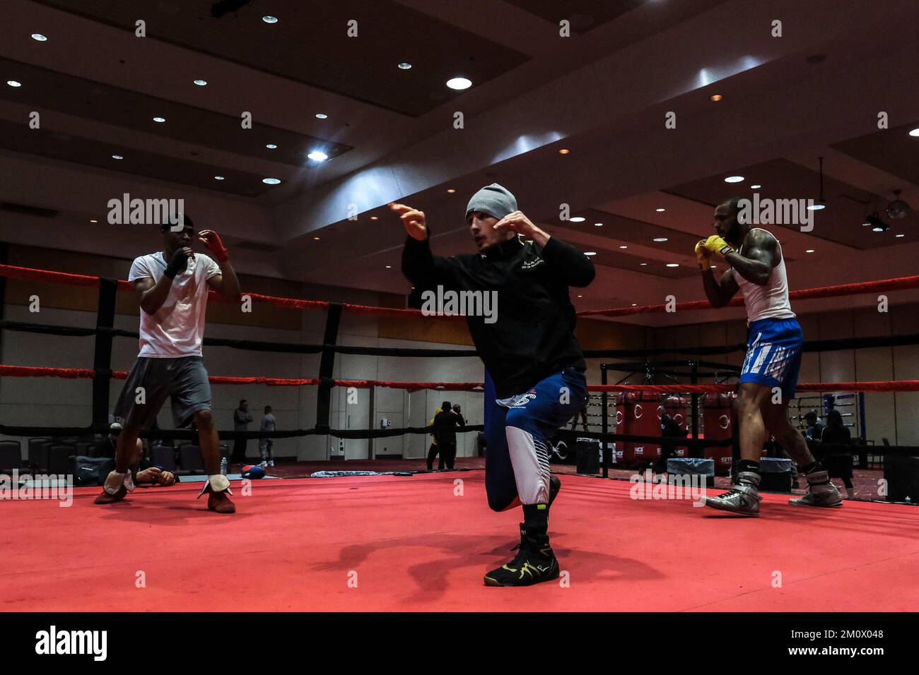 Lubbock, TX, USA. 7th Dec, 2022. Boxers competing in the USA Boxing ...