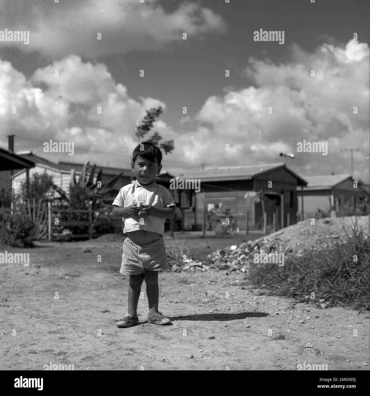 Poor children at Villa Miseria (Misery Village) at Buenos Aires ...