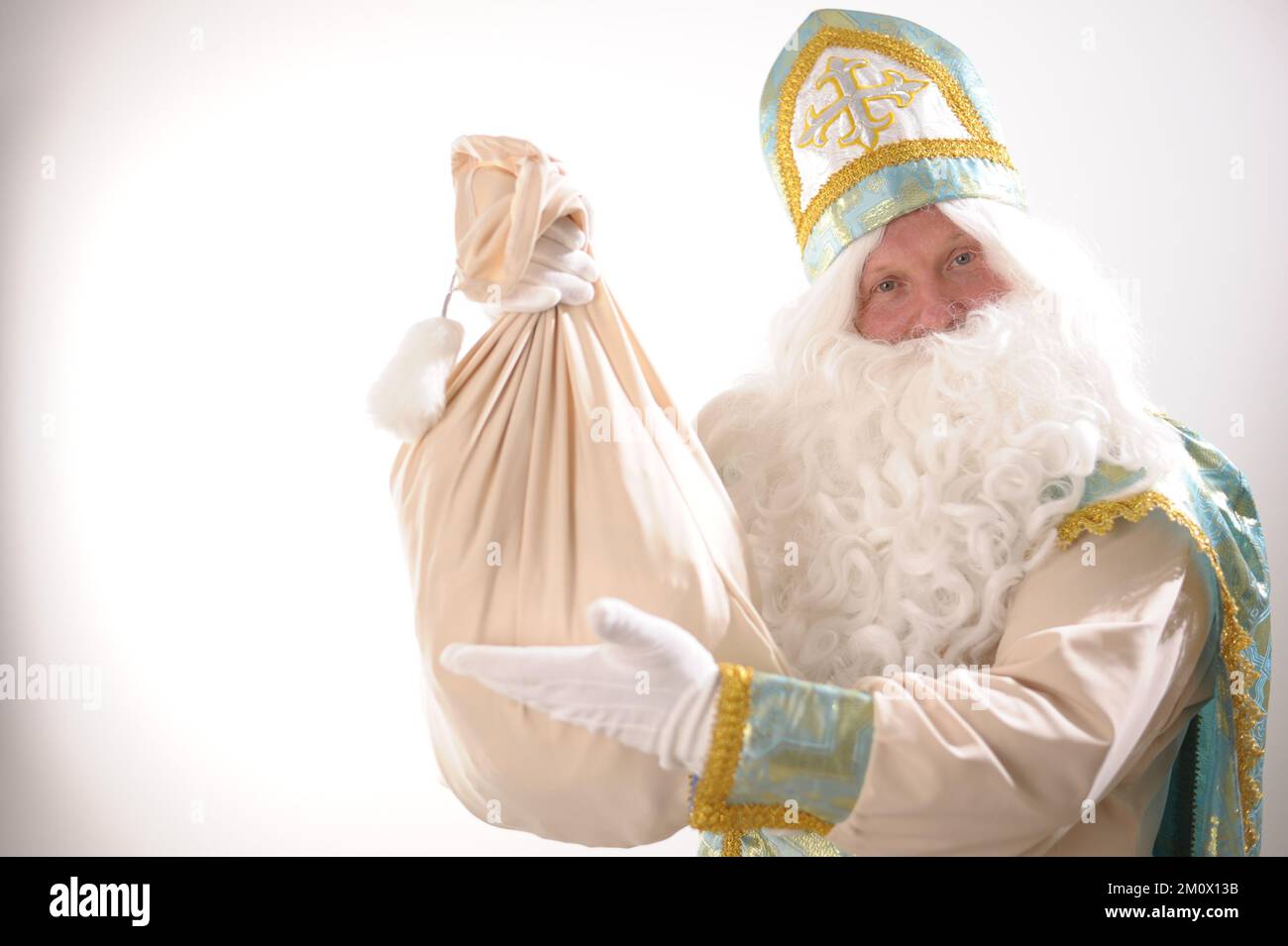 different positive emotions of St. Nicholas the Wonderworker who was ...