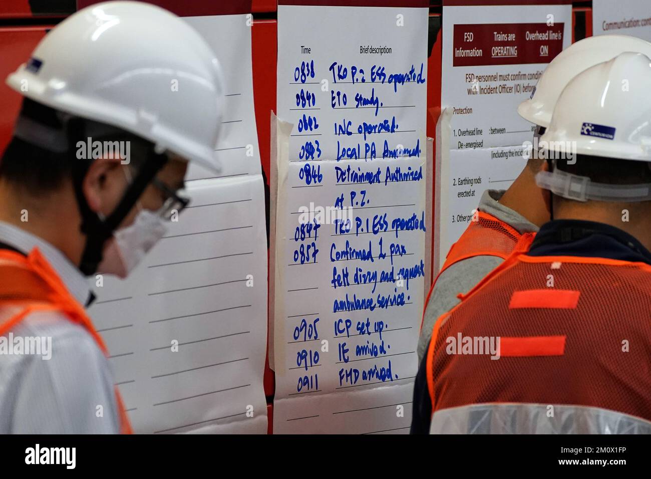 MTR emergency incidents in Tseung Kwan O MTR station. 05DEC22. SCMP ...