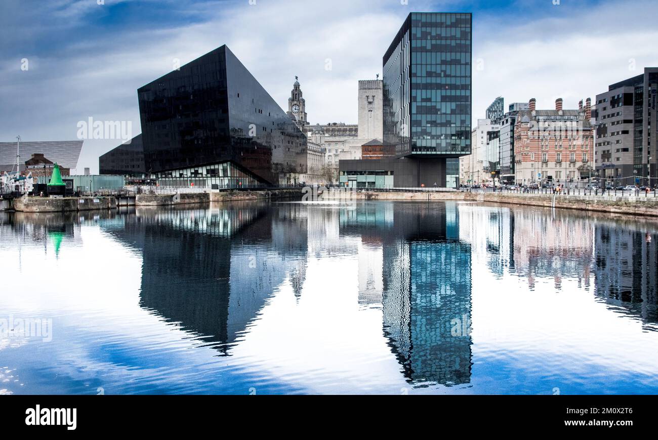 Liverpool docks sights Stock Photo - Alamy