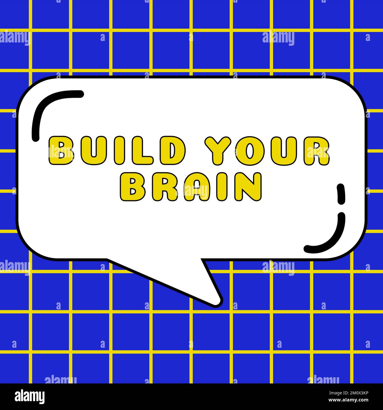 Text showing inspiration Build Your Brain. Word for mental activities ...