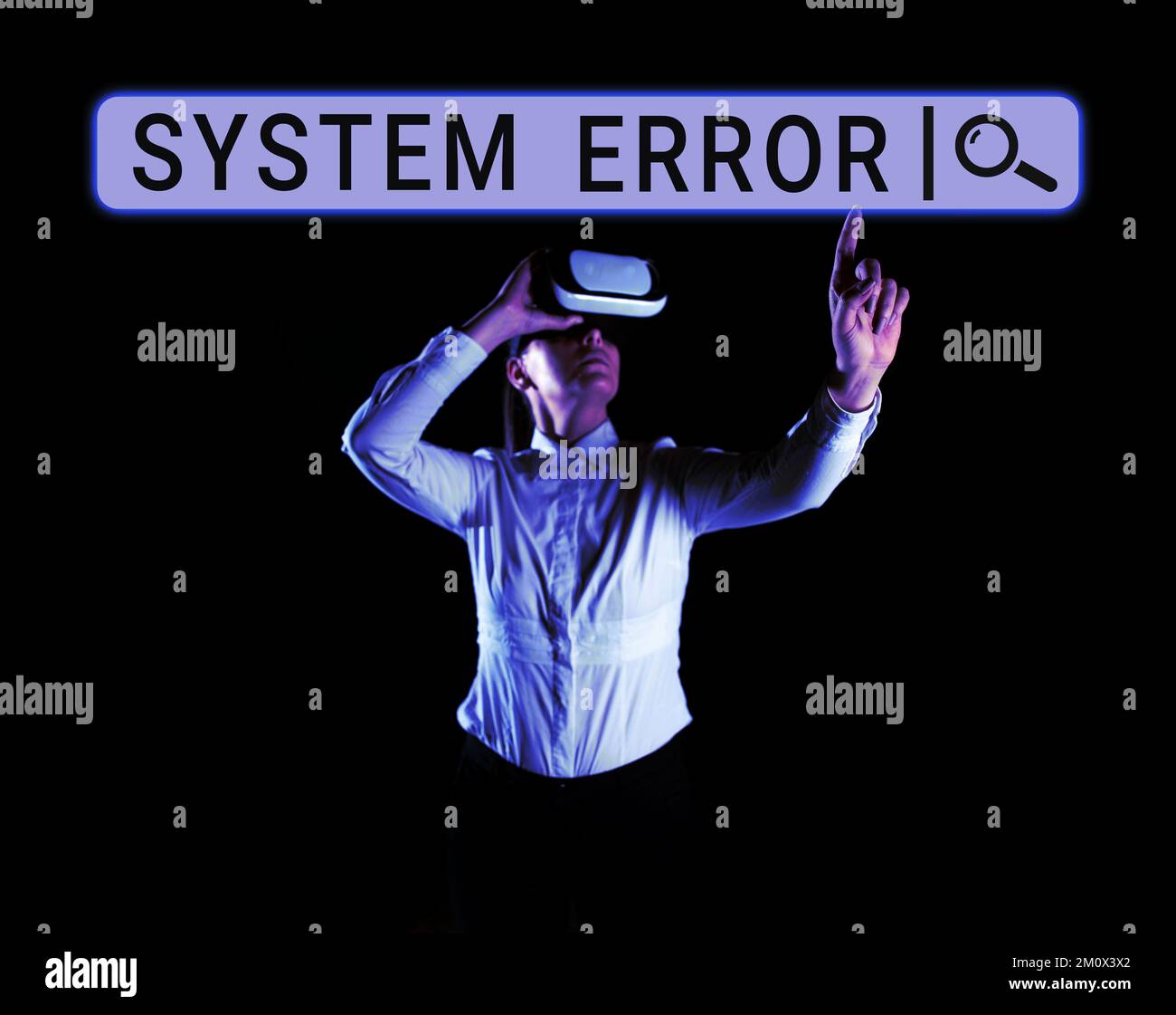 Conceptual display System Error, Internet Concept Technological failure ...