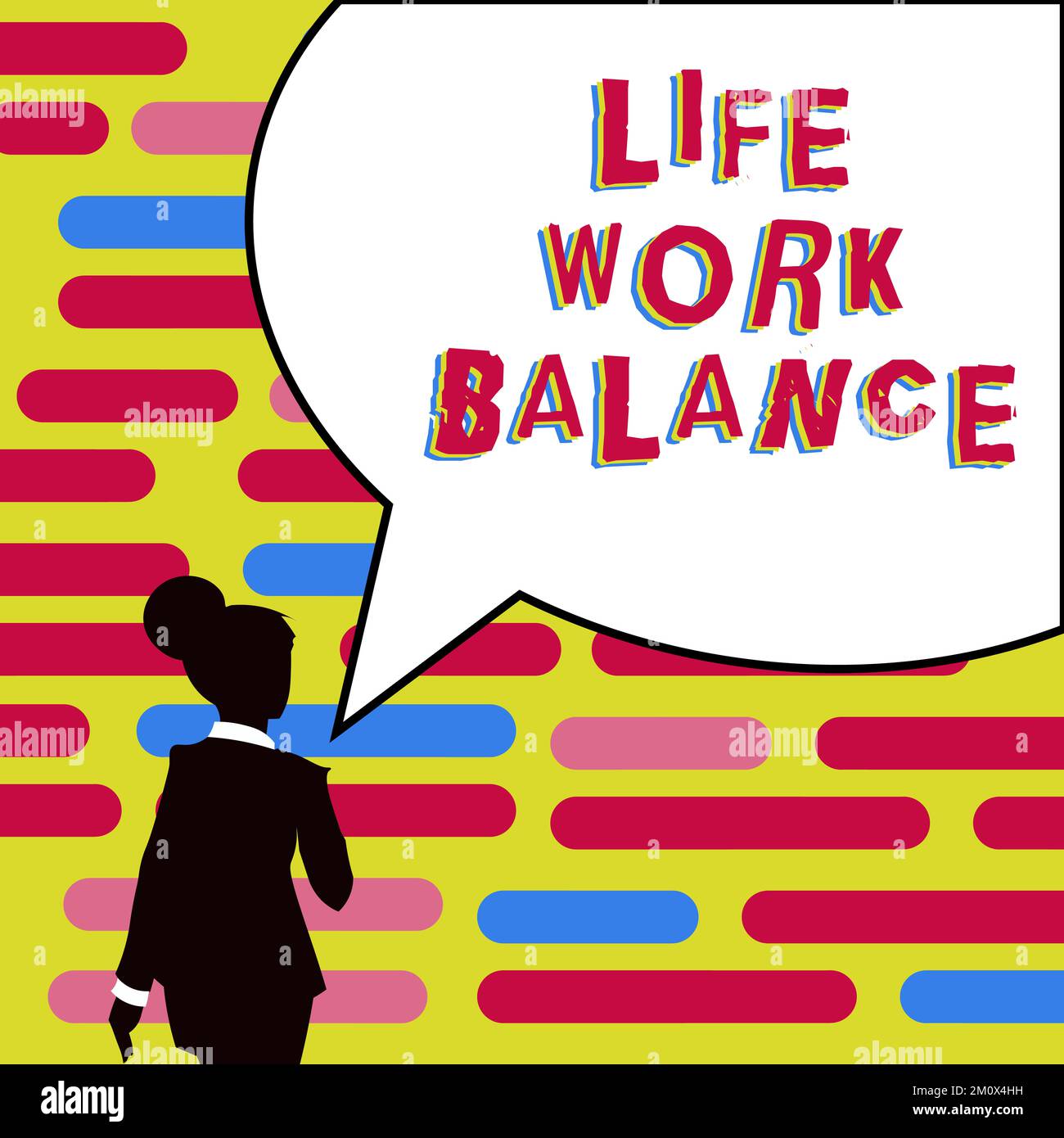 Handwriting text Life Work Balance, Word Written on stability person ...