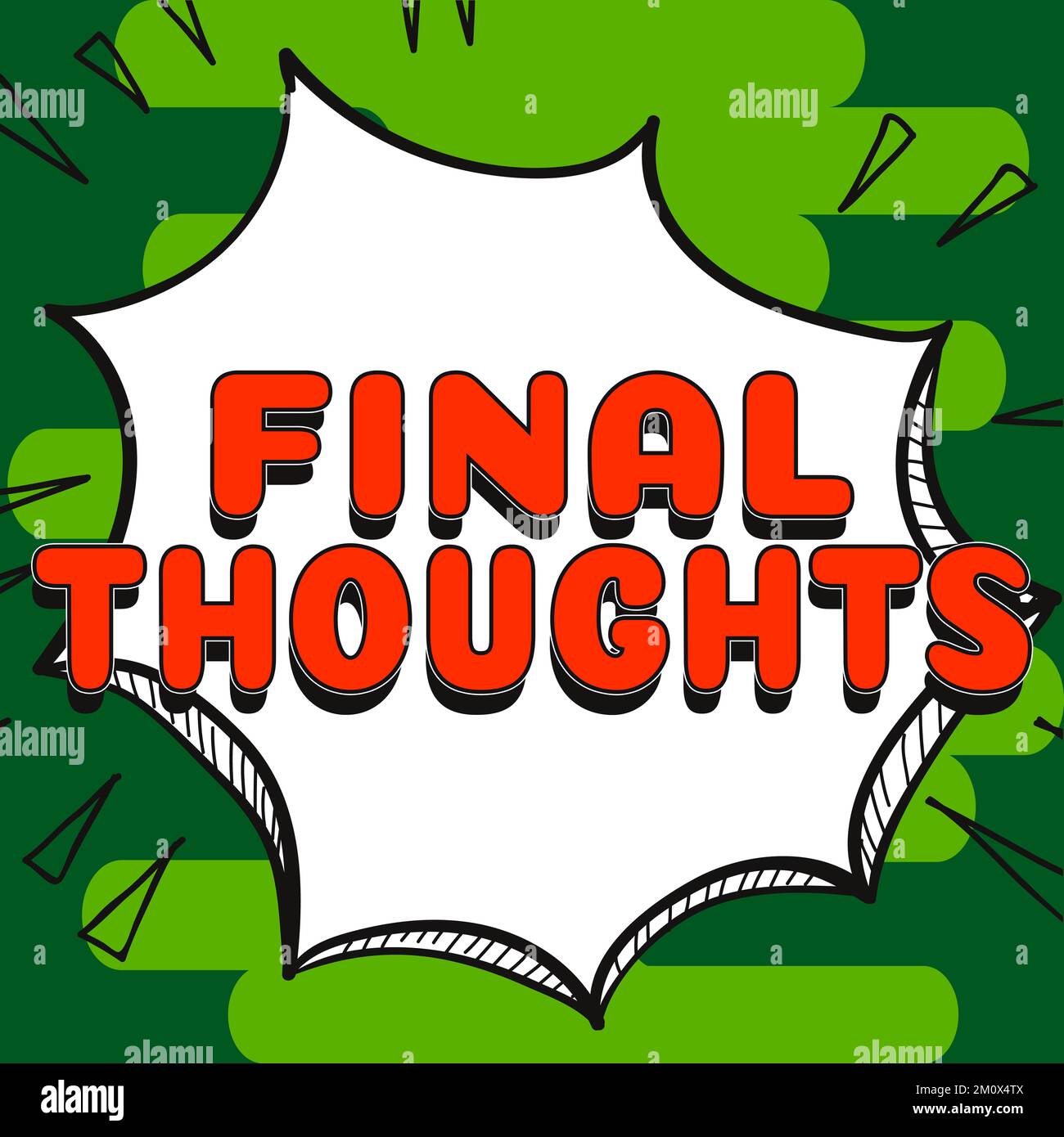 Hand writing sign Final Thoughts. Concept meaning Conclusion Last ...