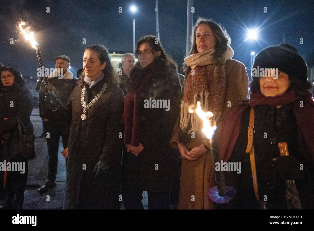 AMSTERDAM - 08/12/2022, Femke Halsema, mayor of Amsterdam, during the ...