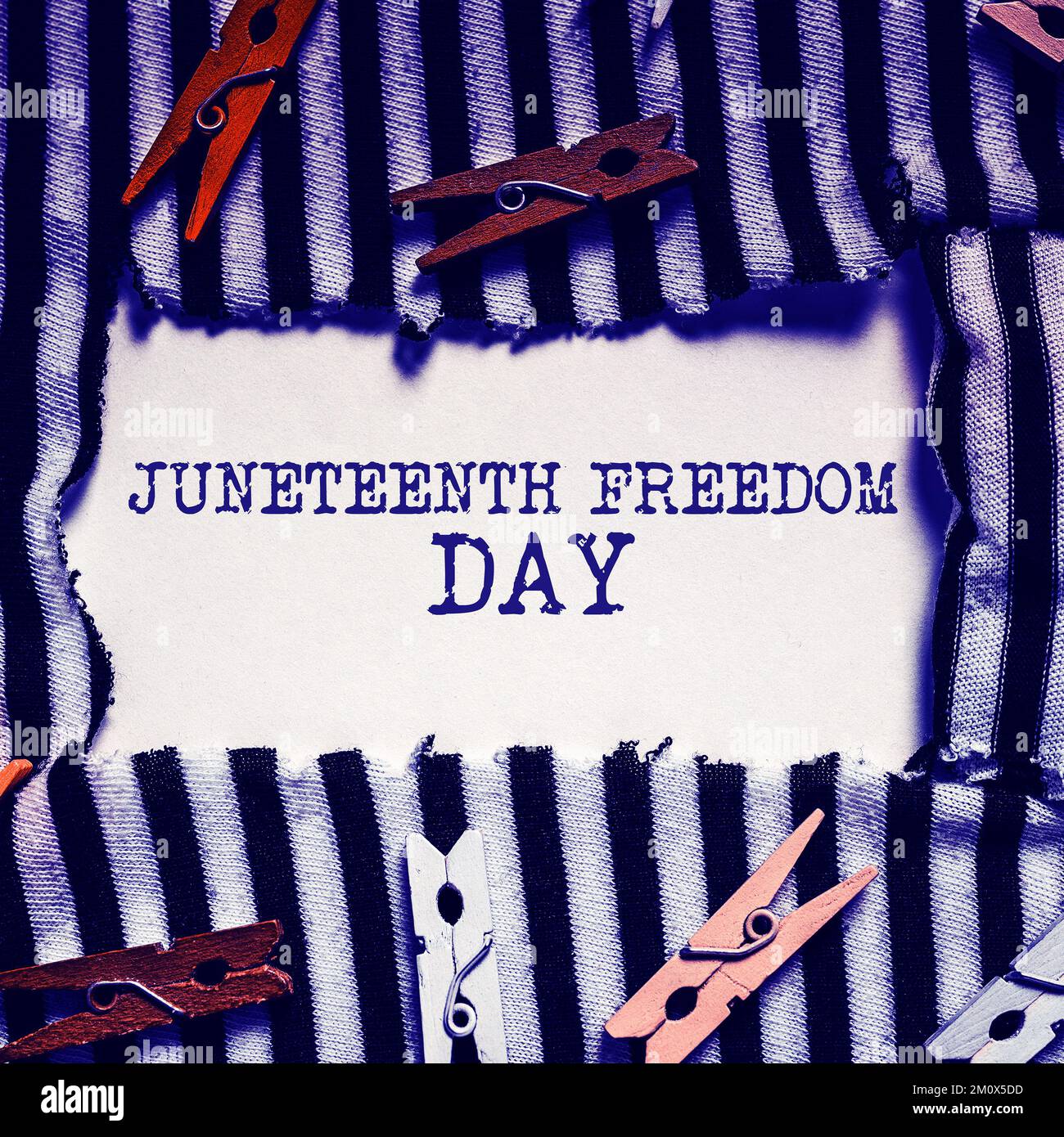 Text caption presenting Juneteenth Freedom Day, Concept meaning legal ...